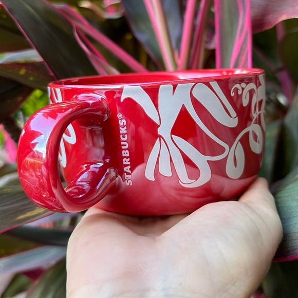 Starbucks | Other | New Starbucks 223 Holiday Large Red Ribbons Bows ...
